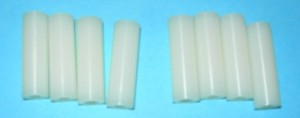 1 Inch Nylon Spacer Package of 8