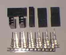 Female Radio Connector Pins & Housings Kit Airtronics X(old)