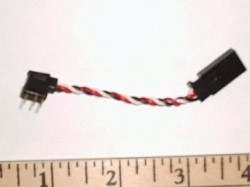 Adapter Female Futaba J to Male Futaba G (Futaba J servo to Futaba G RX)