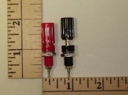 Panel Mount Female Banana & Binding Post Pair