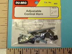 Du-Bro Adjustable Nylon Control Horn Set