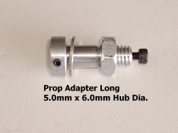 RRC 5mm Set Screw Type Prop Adaptor - Long