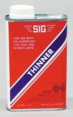 Sig Supercoat Dope Thinner 16oz/Pint