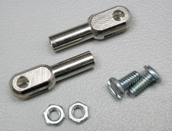 Hardware - Pushrod Clevis/Keepers/Etc - 4-40 Rod Ends Radical RC