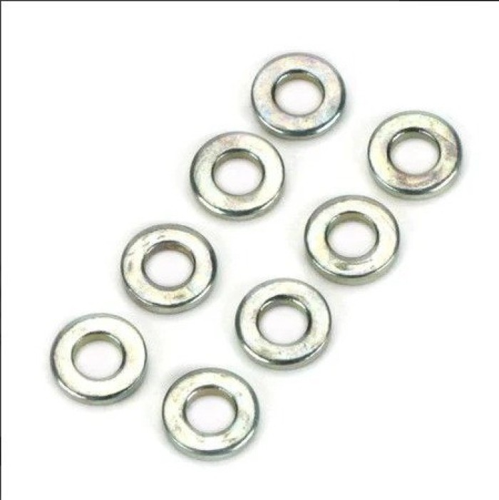 #4 FLAT WASHERS (STANDARD) by Du-Bro 8-PACK