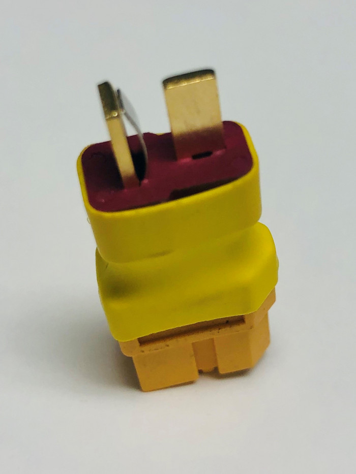 Adapter XT60 ESC/Charge Cord to Deans, T, or Star Plug battery
