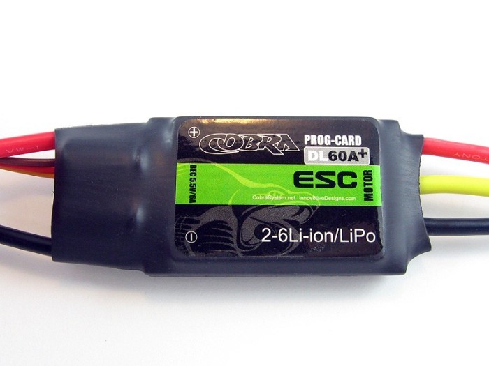 Cobra 60A brushless ESC with 6A Switching BEC
