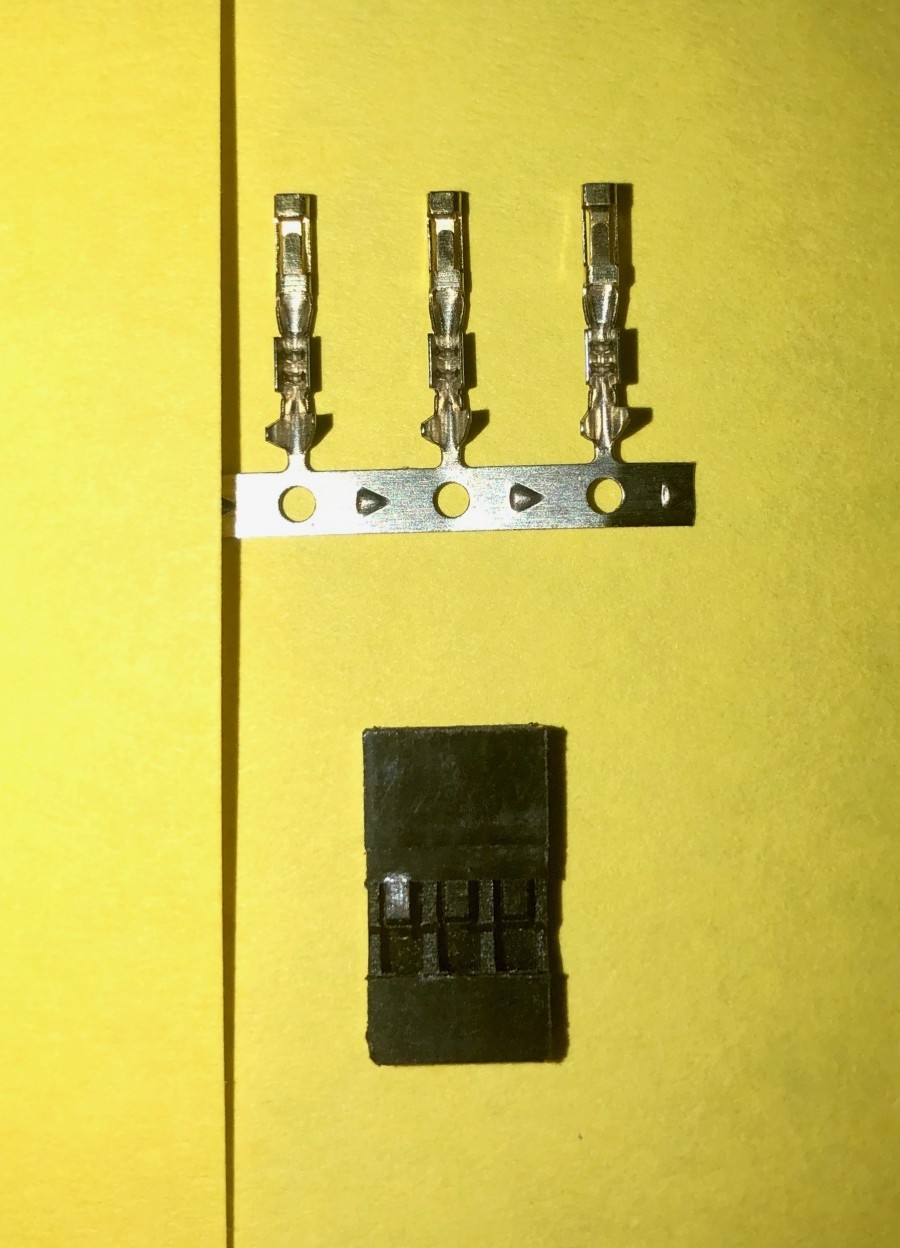 Female JR/Hitec/Airtronics Z(new) Radio Connector Pins only, 10-Pack ...