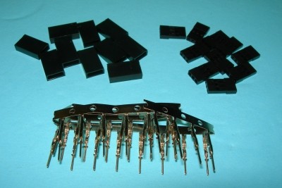 Female Radio Connector Pins, Shells, & Housings Kit JR/Hitec/Airtronics ...