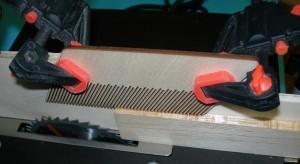 Large Width Micro Table Saw Feather Board 1/4"