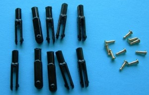 Hardware - Pushrod Clevis/Keepers/Etc - 2mm Rod Ends Radical RC