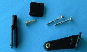 MP Jet Small Control Horn Long with Ball Clevis