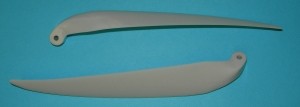 MPI Folding Prop Blade set 12-6, 8mm Yoke