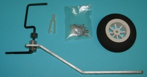 Model Tech Large Scale Tail Wheel Assembly J-3