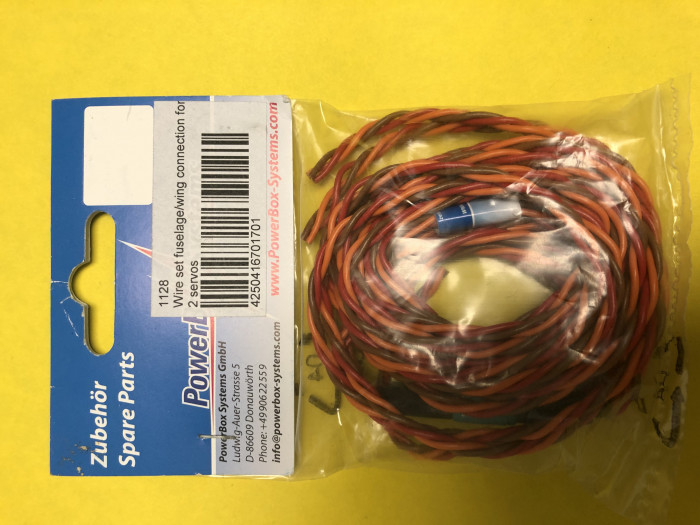 PowerBox Systems Wire Set fuselage/wing connection for 2 servos
