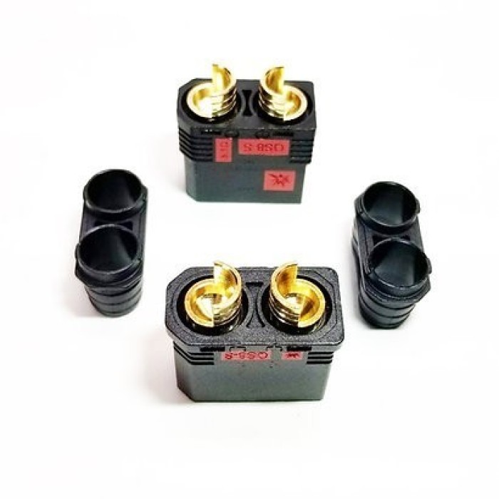 QS8-S Anti-Spark, 5.1ohm Connector, Male-Female Set