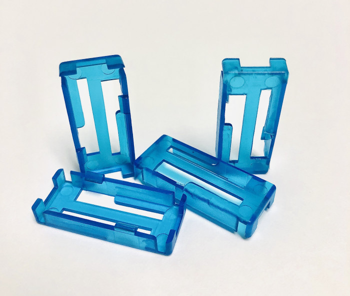RRC Top Lock Connector Keepers, Blue, 4-Pack