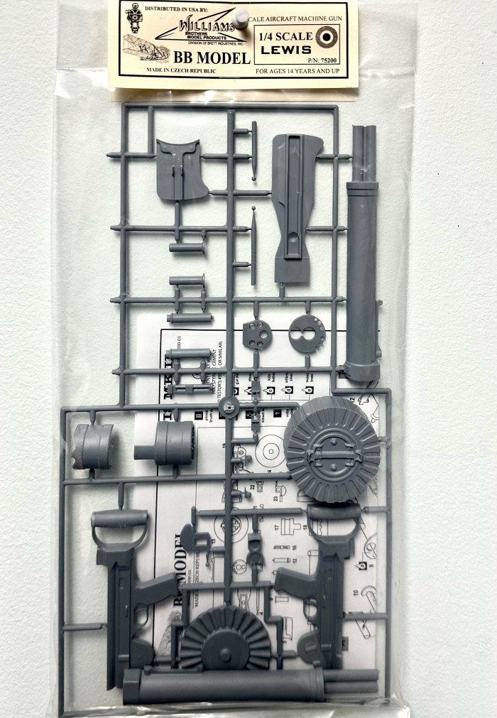 Williams Brothers 1/4 Scale Lewis Aircraft Machine Gun BB Model